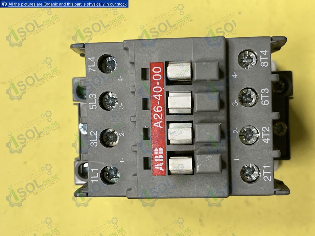 ABB A26-40-00 Contactor 4-Pole 26A 11kW AC Coil Industrial Contactor