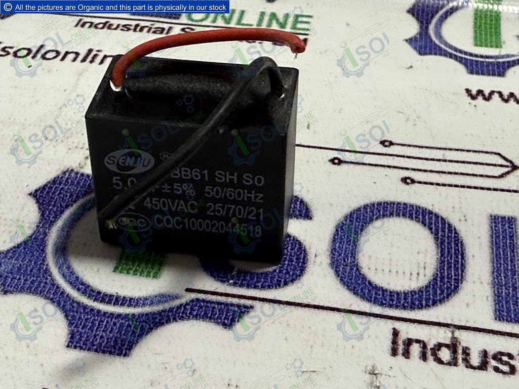 SENJU CBB61 SH SO Motor Run Capacitor 5.0 µF, 450V AC
