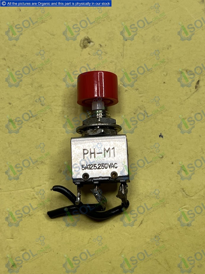 Sunmulon PH-M1 Pushbutton Switch 5A 125/250VAC Electrical Switch