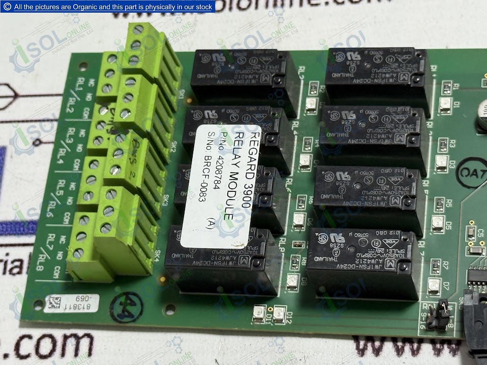 Drager 4208784 4-20ma I/O PCB Module for Drager Regard 3900 Gas ...