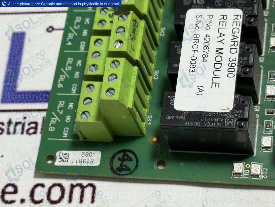 Drager 4208784 4-20ma I/O PCB Module for Drager Regard 3900 Gas ...