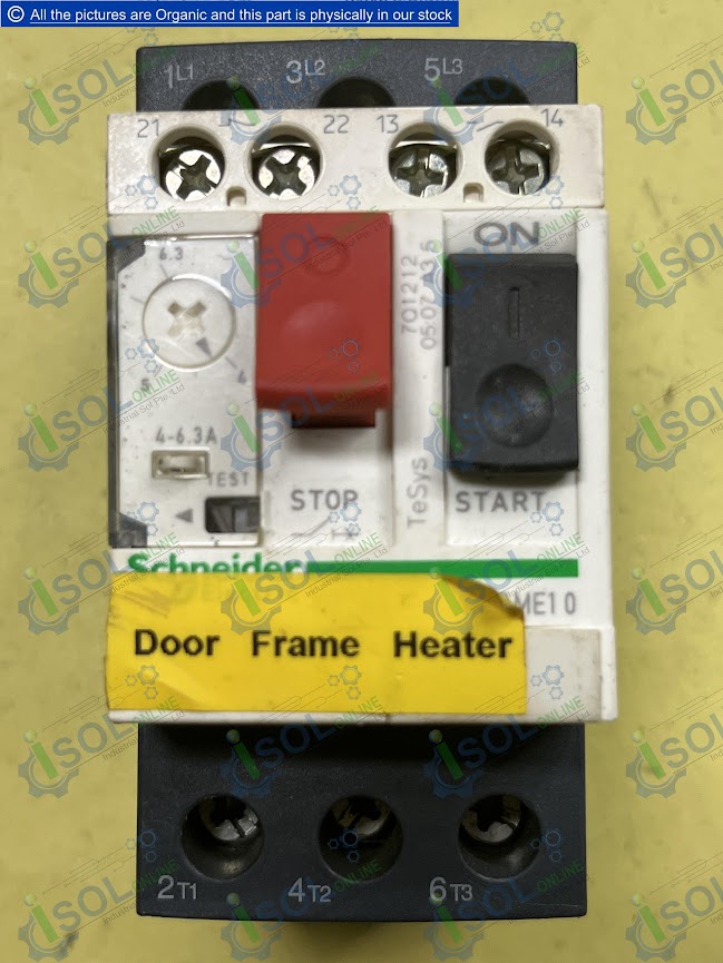 Schneider Electric GV2ME10 Motor Protection Circuit Breaker 4-6.3A