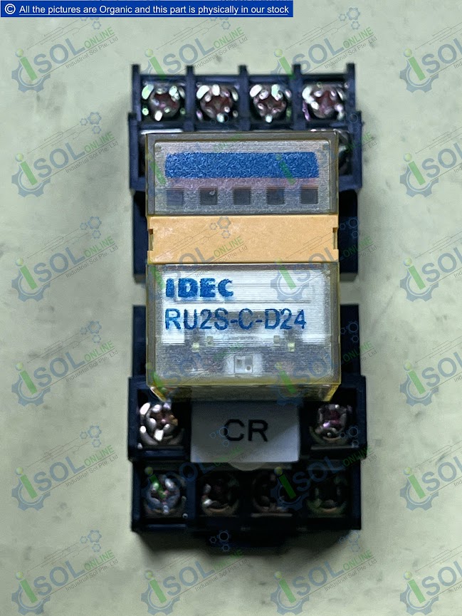 IDEC RU2S-C-D24 Power Relay DPDT 10A 24VDC