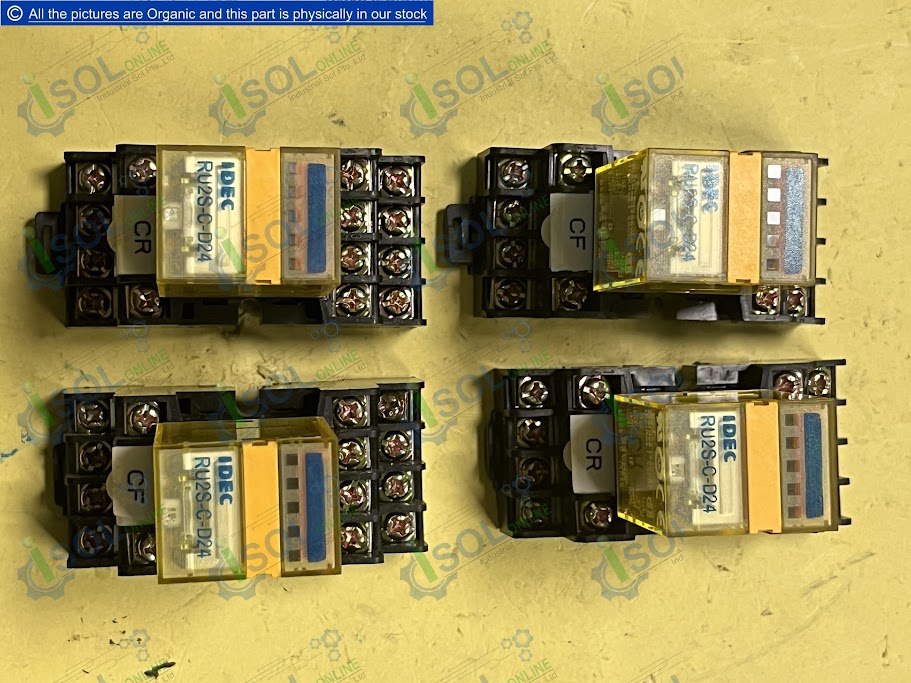 IDEC RU2S-C-D24 Power Relay DPDT 10A 24VDC
