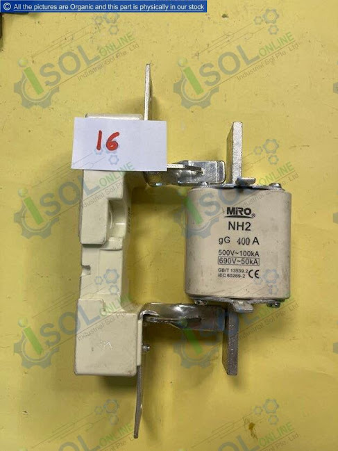 MIRO NH2 gG HRC Fuse 400A W/ Socket Base High Rupturing Capacity Safety ...