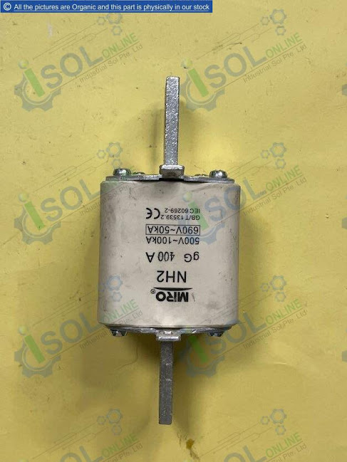 MIRO NH2 gG HRC Fuse 400A W/ Socket Base High Rupturing Capacity Safety ...