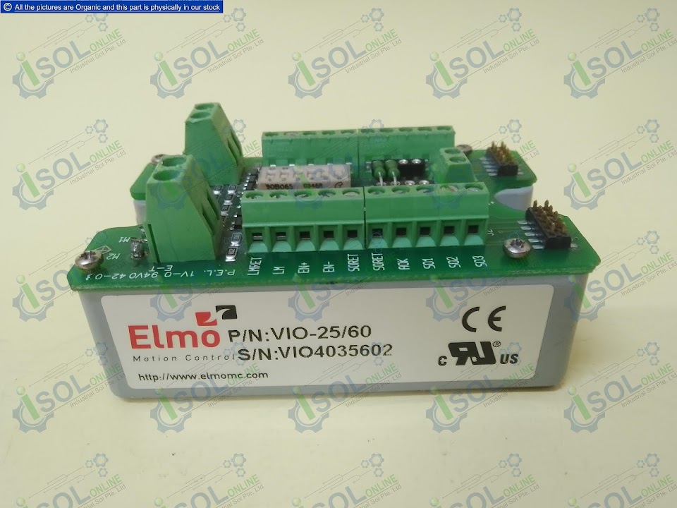 Elmo Motion Control VIO-25/60 Servo Drive Amplifier VIO Series 25A 60V
