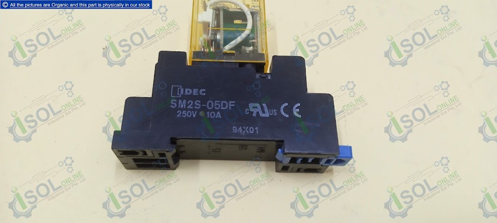 Idec RM2S-U Miniature Power Relay 24V W/ Idec SM2S-05DF Socket 94x01