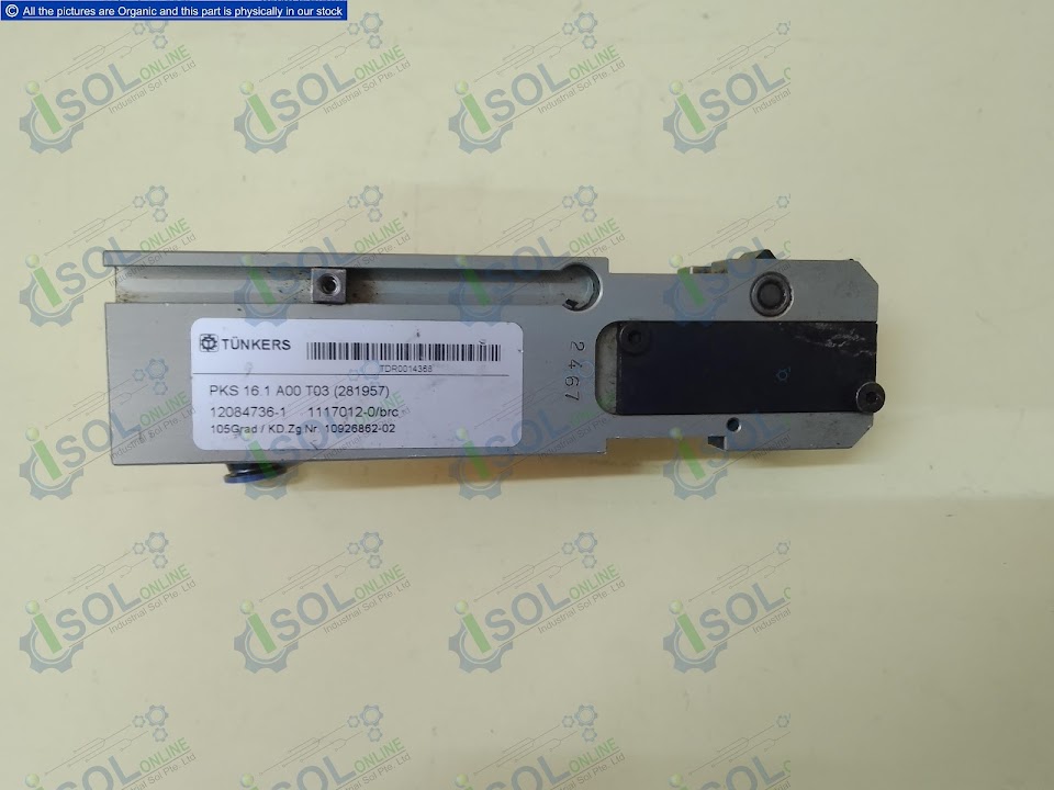 TUNKERS TDR0014358 Mini Pneumatic Power Clamping Device PKS 16.1 A00 ...