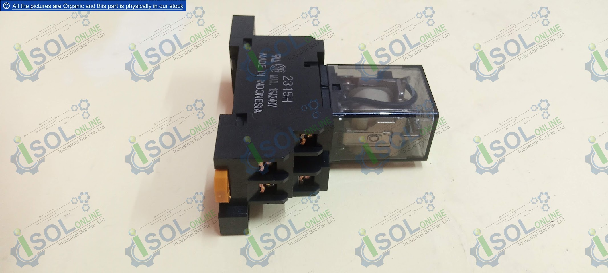 Potter & Brumfield K10P-11D15 Double Pole Double Throw Power Relay 24VDC