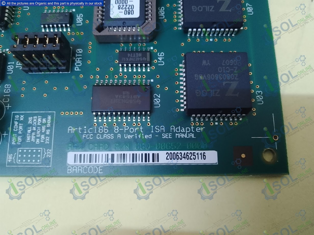 IBM Artic186 061-01327-0001 Multi Serial Card 8-Port ISA Adapter Rev 01