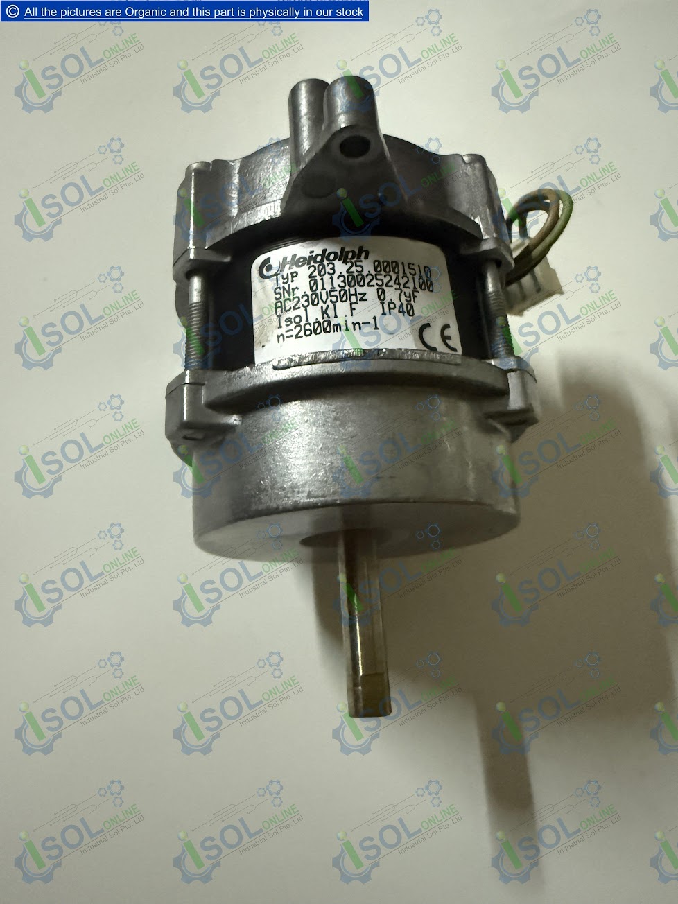 Heidolph 203.25.0001510 Motor for Rotary Evaporator 230V Lab Test Spare