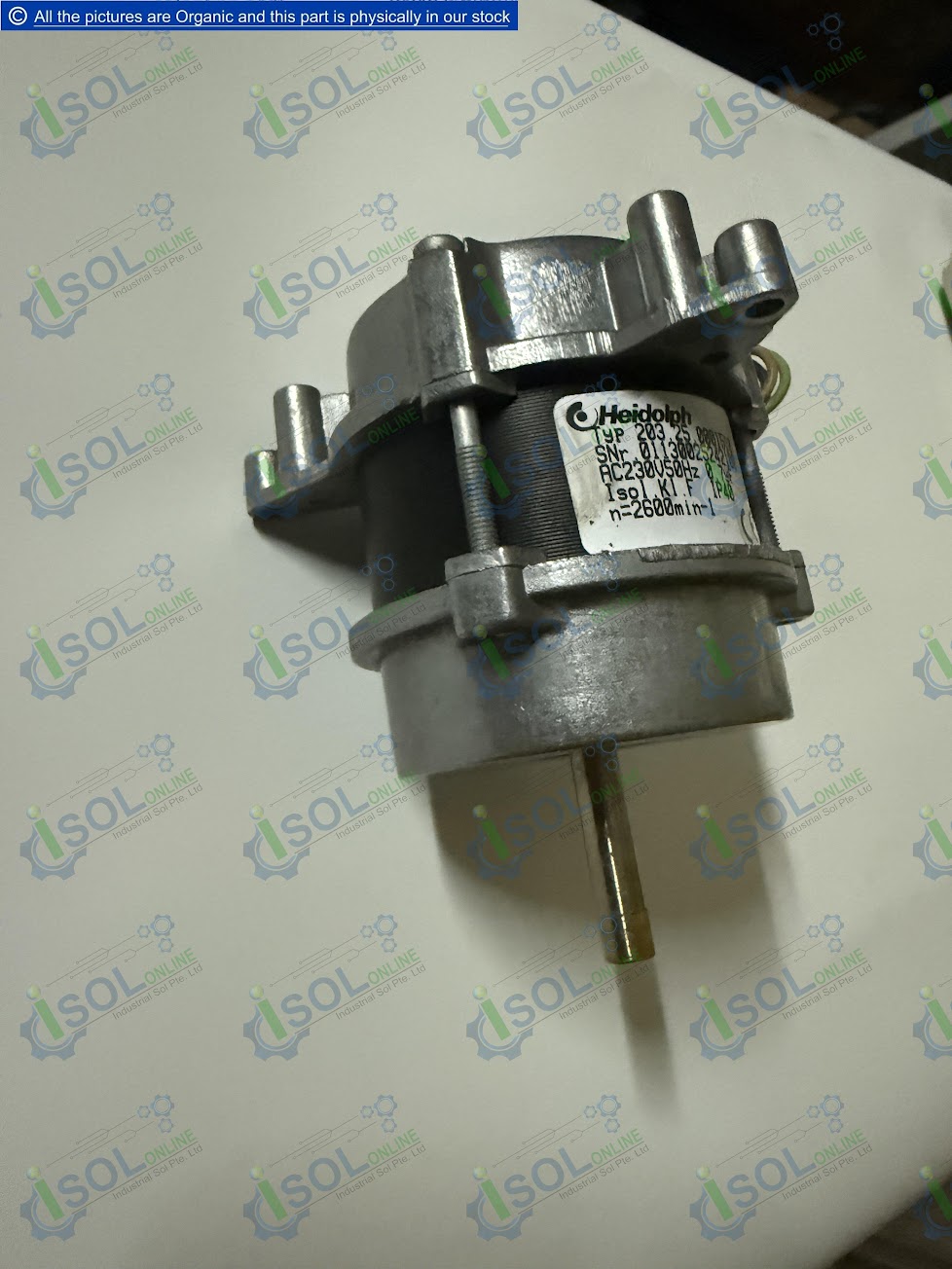 Heidolph 203.25.0001510 Motor for Rotary Evaporator 230V Lab Test Spare